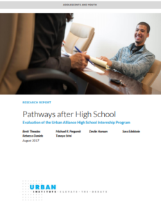 Pathways after High School: Evaluation of the Urban Alliance High ...