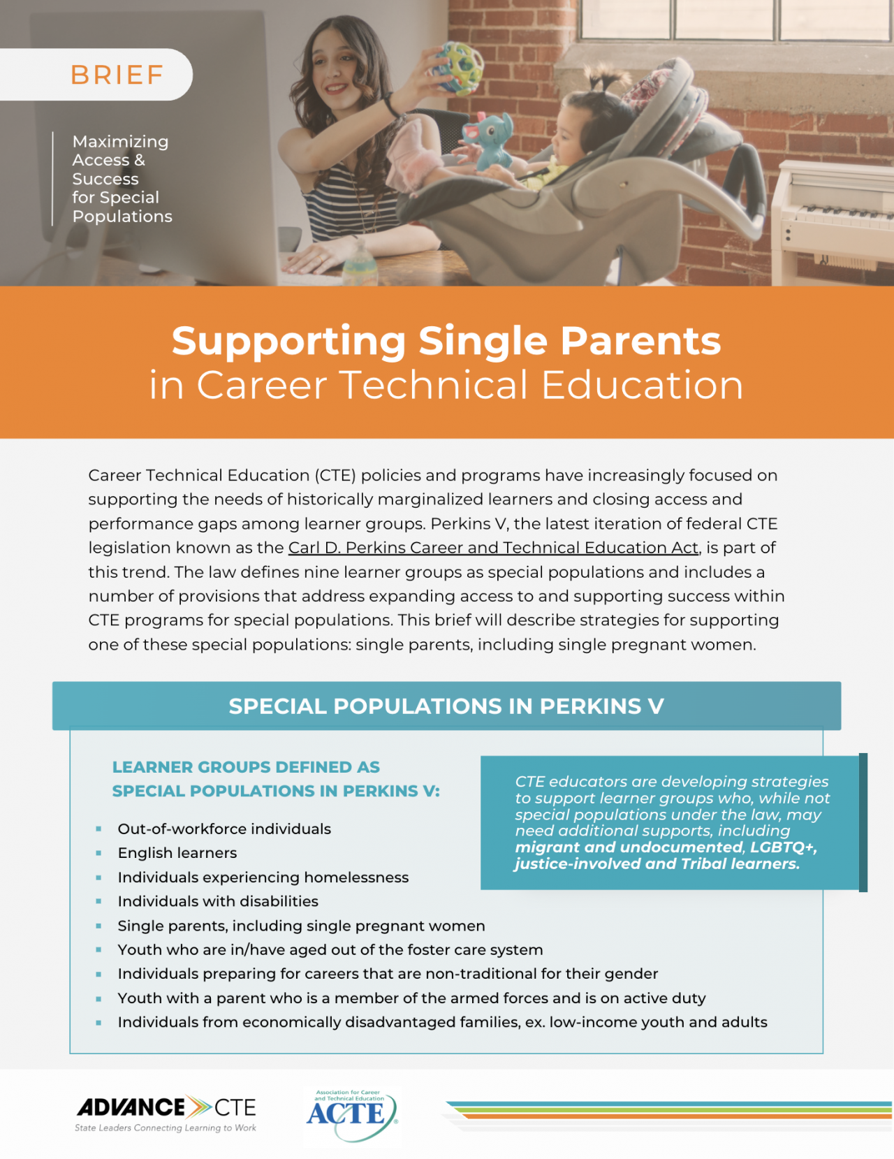 Learning that Works Resource Center - Advance CTE